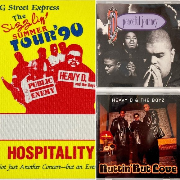 Heavy D & The Boys | Media | Heavy D And The Boys 2 Cd 9s Concert Pass ...